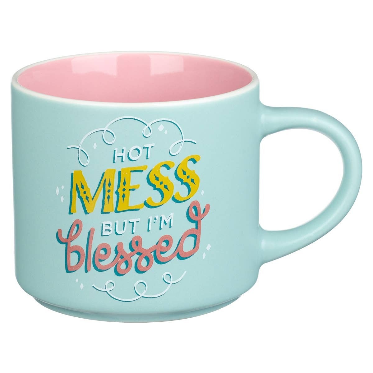 Hot Mess But I’m Blessed Ceramic Coffee Mug | The Dusty Canyon Boutique ...